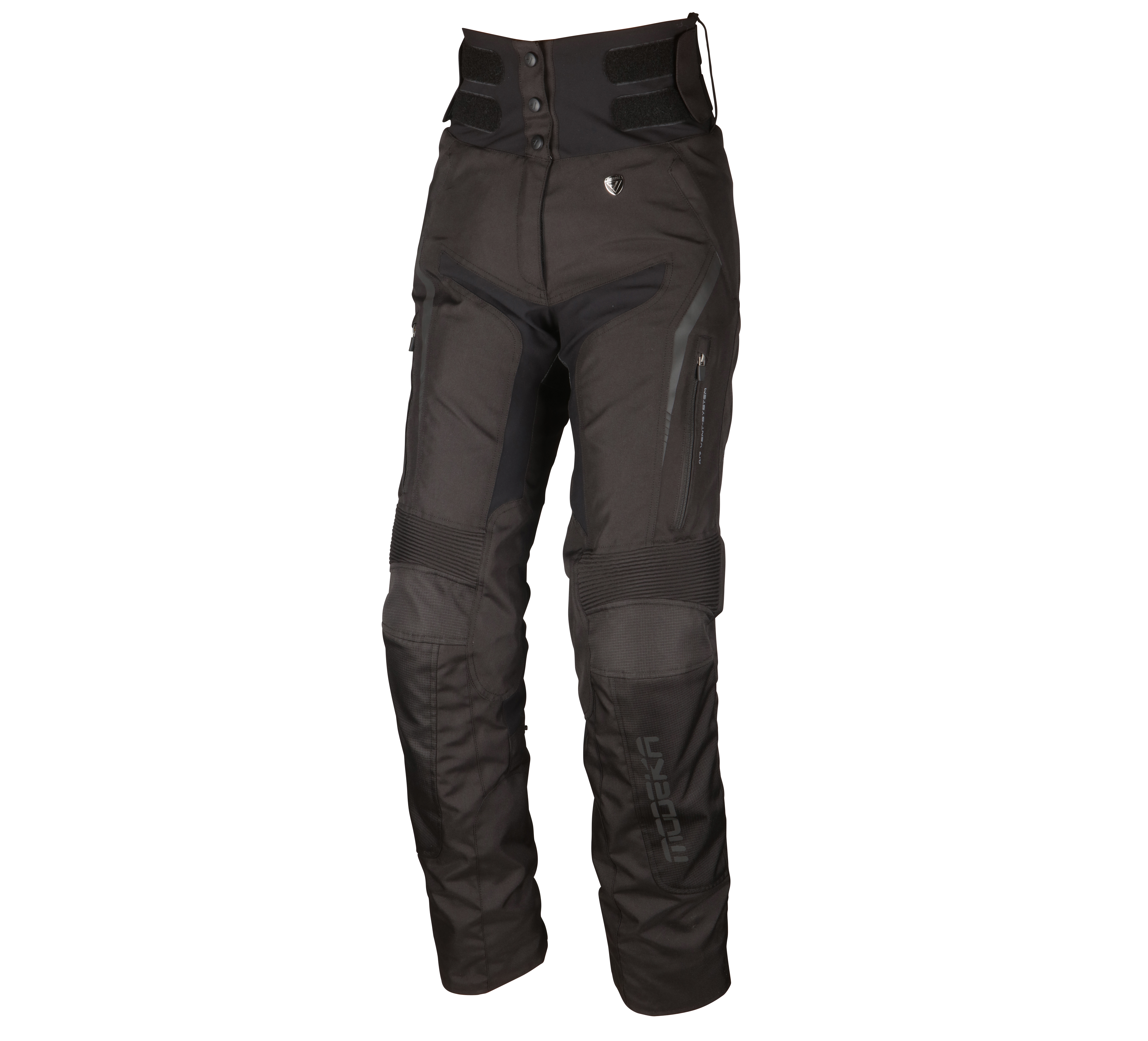 MODEKA Elaya Pants Zwart Kort - Textiel motorbroek dames | RAD