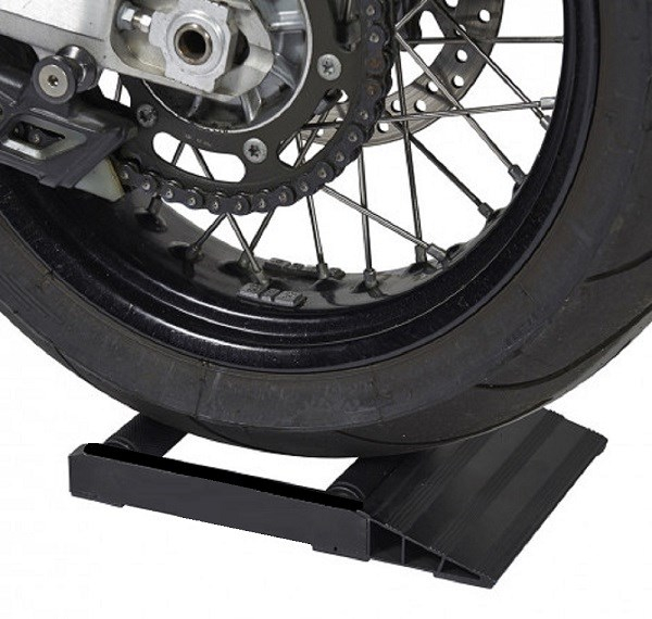 CHAFT Support rotative roue arriere - Aide au graissage de chaîne moto ...